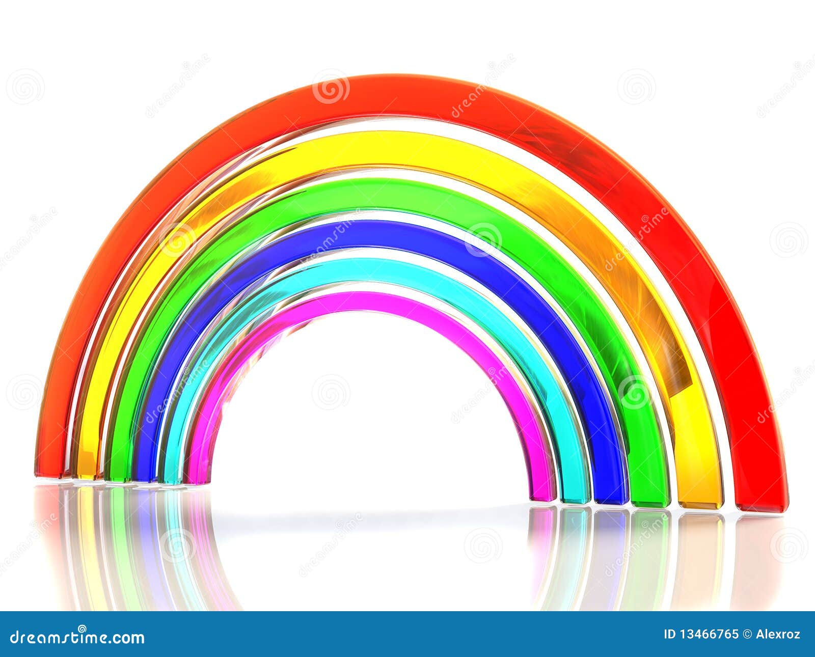 Rainbow stock illustration. Illustration of line, curve - 13466765
