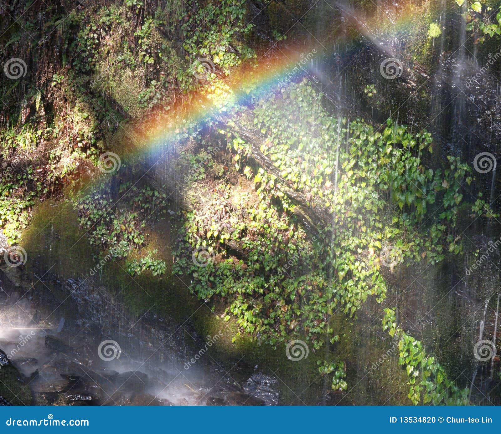 Rainbow. stock photo. Image of fantasy, blue, fresh, environment - 13534820