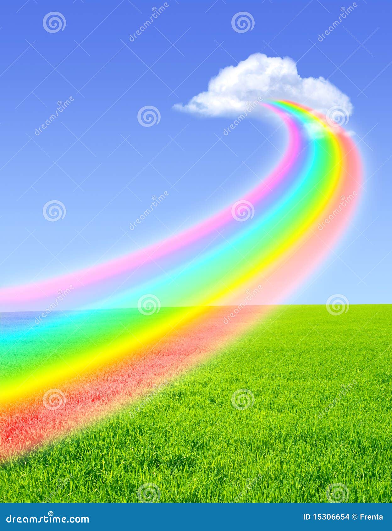 Rainbow stock illustration. Illustration of environment - 15306654