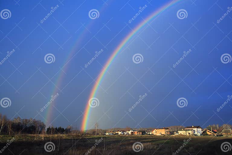 Rainbow stock image. Image of blue, colors, colour, wonderfull - 1834707