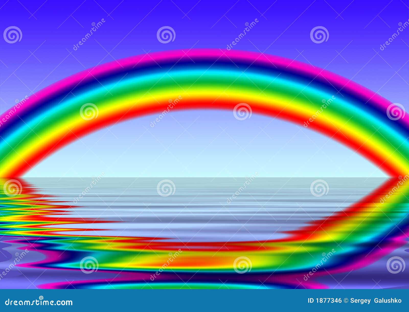 Rainbow stock illustration. Illustration of varied, mixed - 1877346