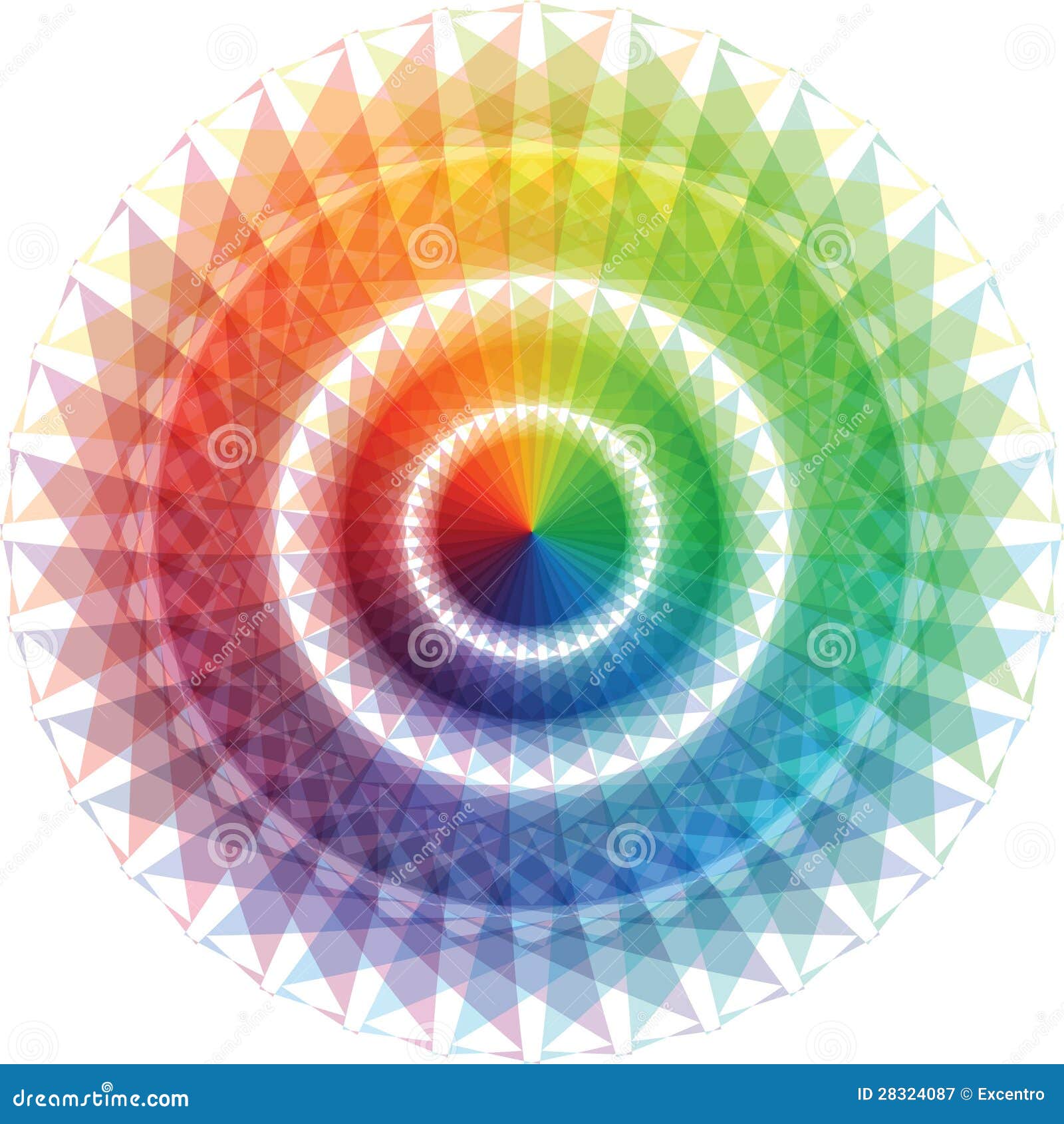 Rainbow stock vector. Illustration of contrasts, green - 28324087