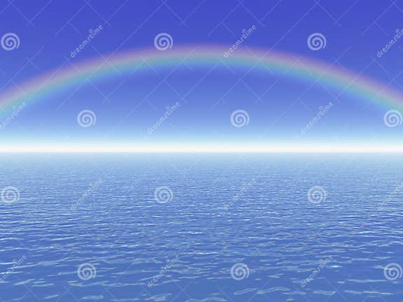 Rainbow stock illustration. Illustration of blue, color - 485770