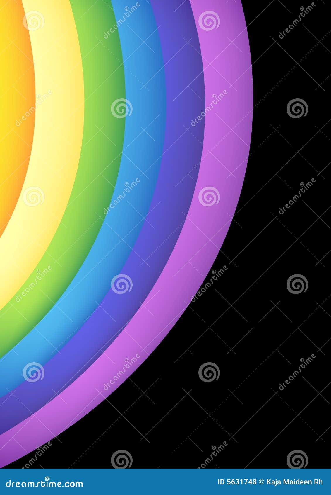Rainbow stock illustration. Illustration of geometry, element - 5631748