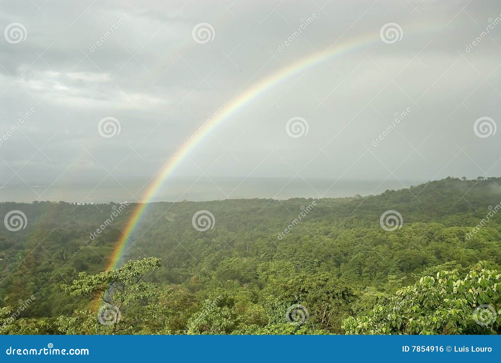 Rainbow stock photo. Image of rica, rainbow, landscape - 7854916
