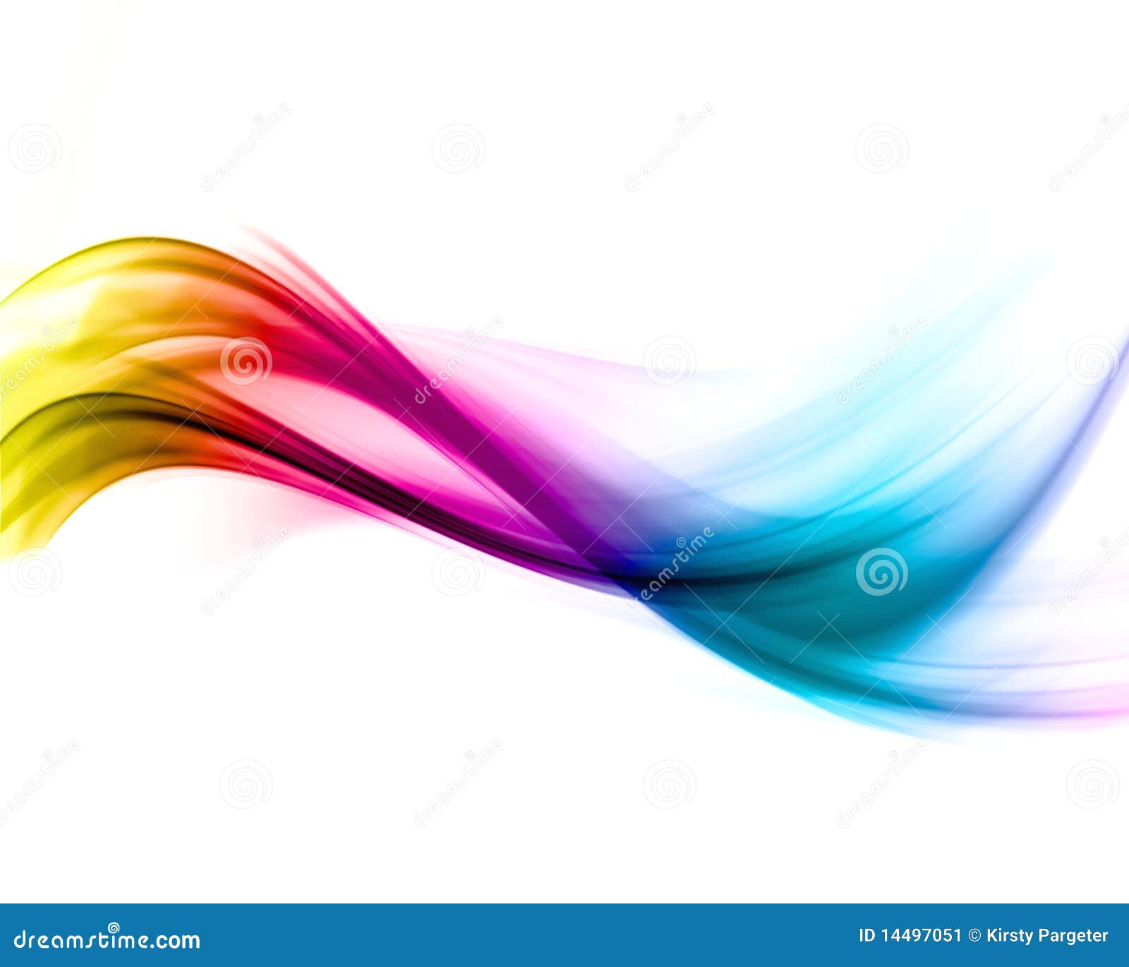 Rainbow abstract stock illustration. Illustration of flow - 14497051