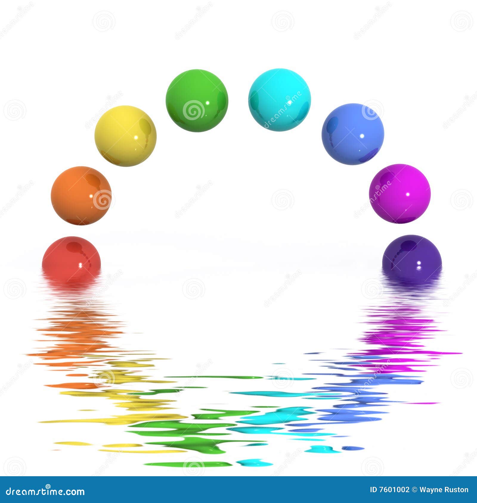 Rainbow Abstract stock illustration. Illustration of sphere - 7601002