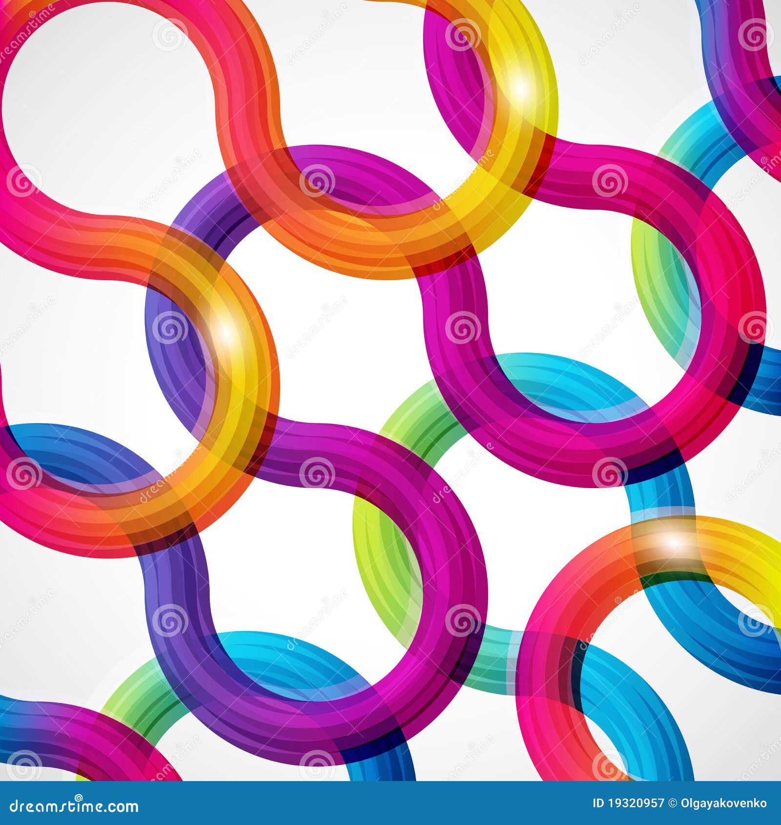 Rainbow Abstract Background. Stock Vector - Illustration of celebration ...