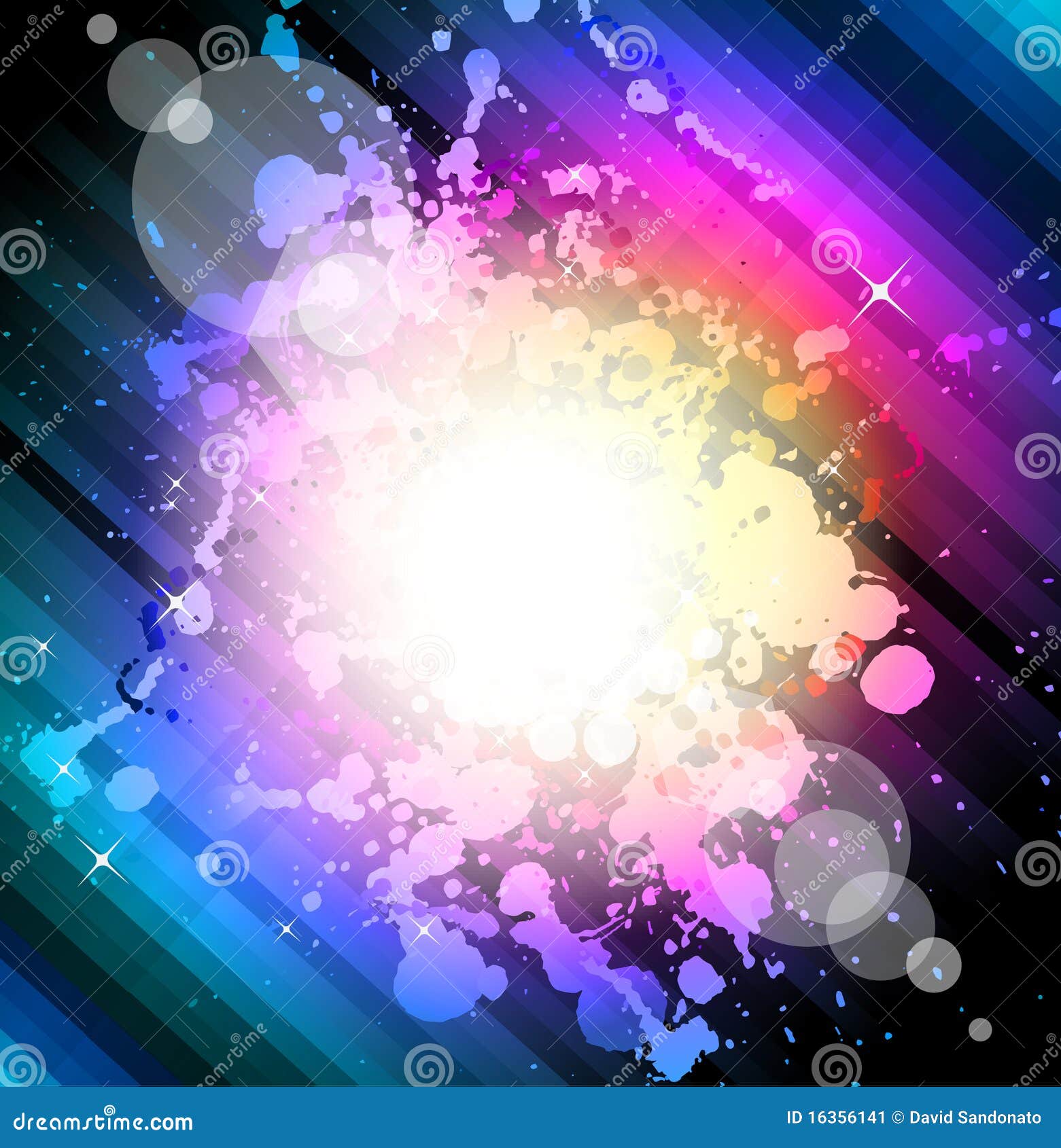 Rainbow Abstract Background for Modern Flyers Stock Illustration ...