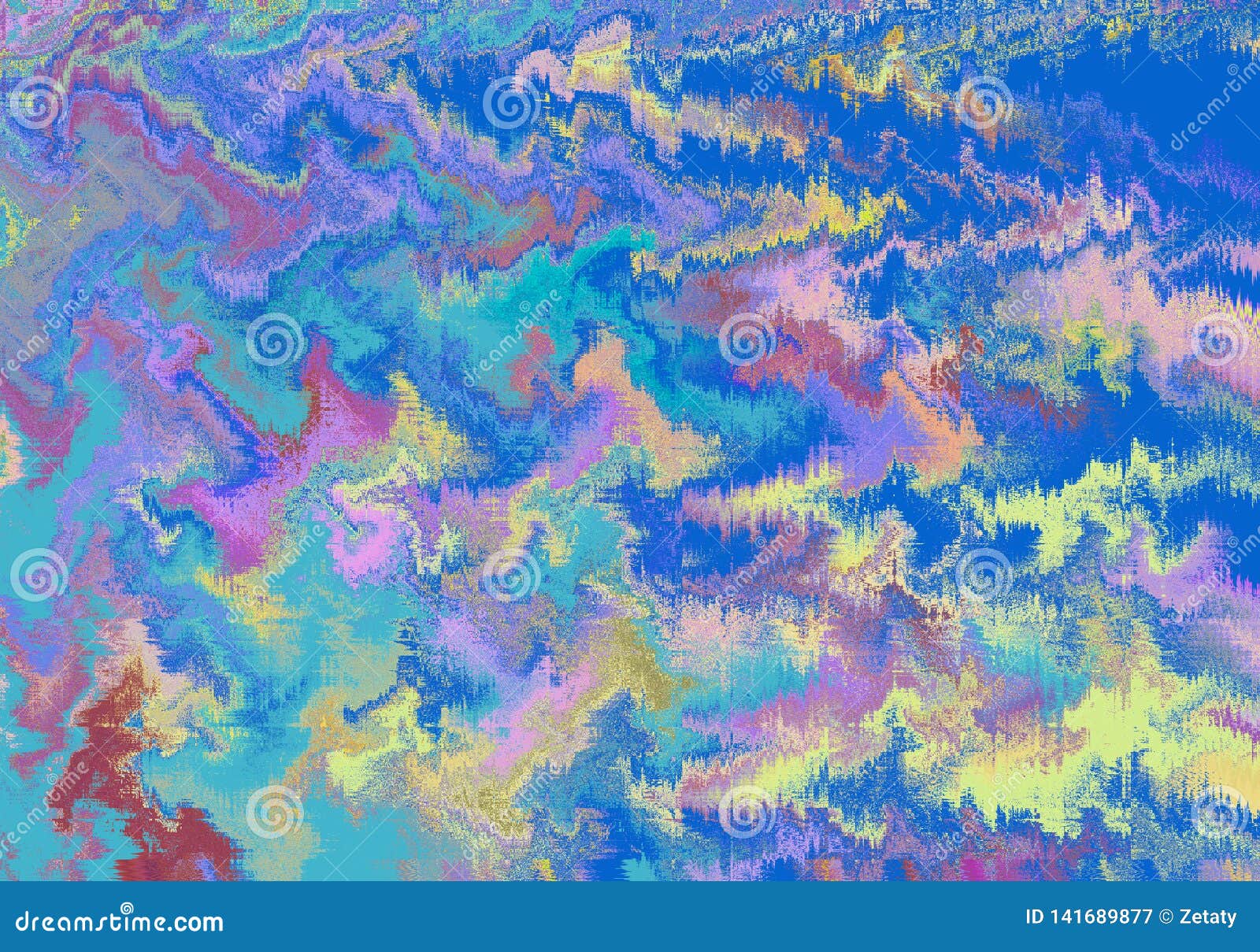 Rainbow Abstract Background Multicolor Stock Illustration ...
