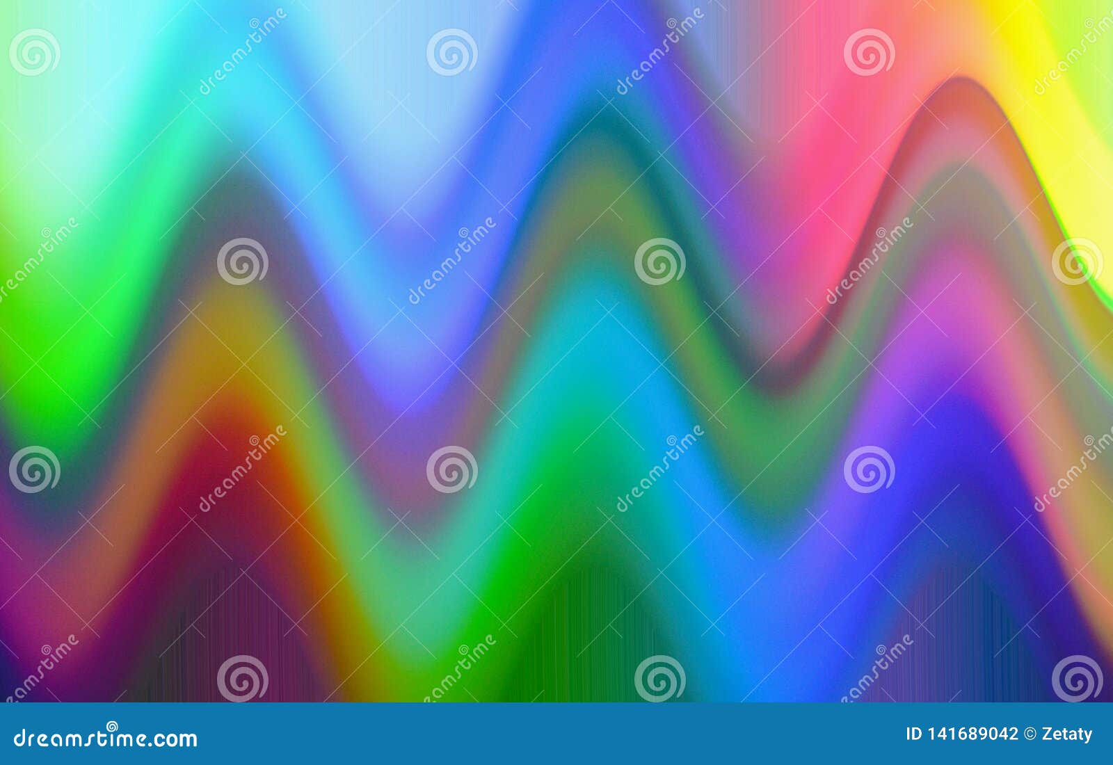 Rainbow Abstract Background Multicolor Stock Illustration ...