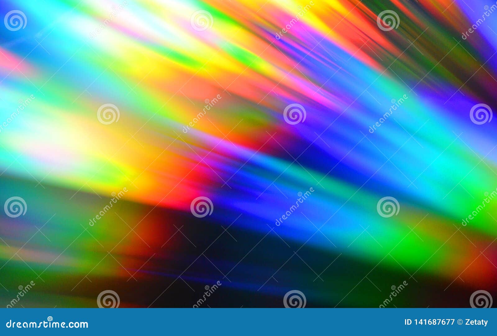 Rainbow Abstract Background Multicolor Stock Illustration ...
