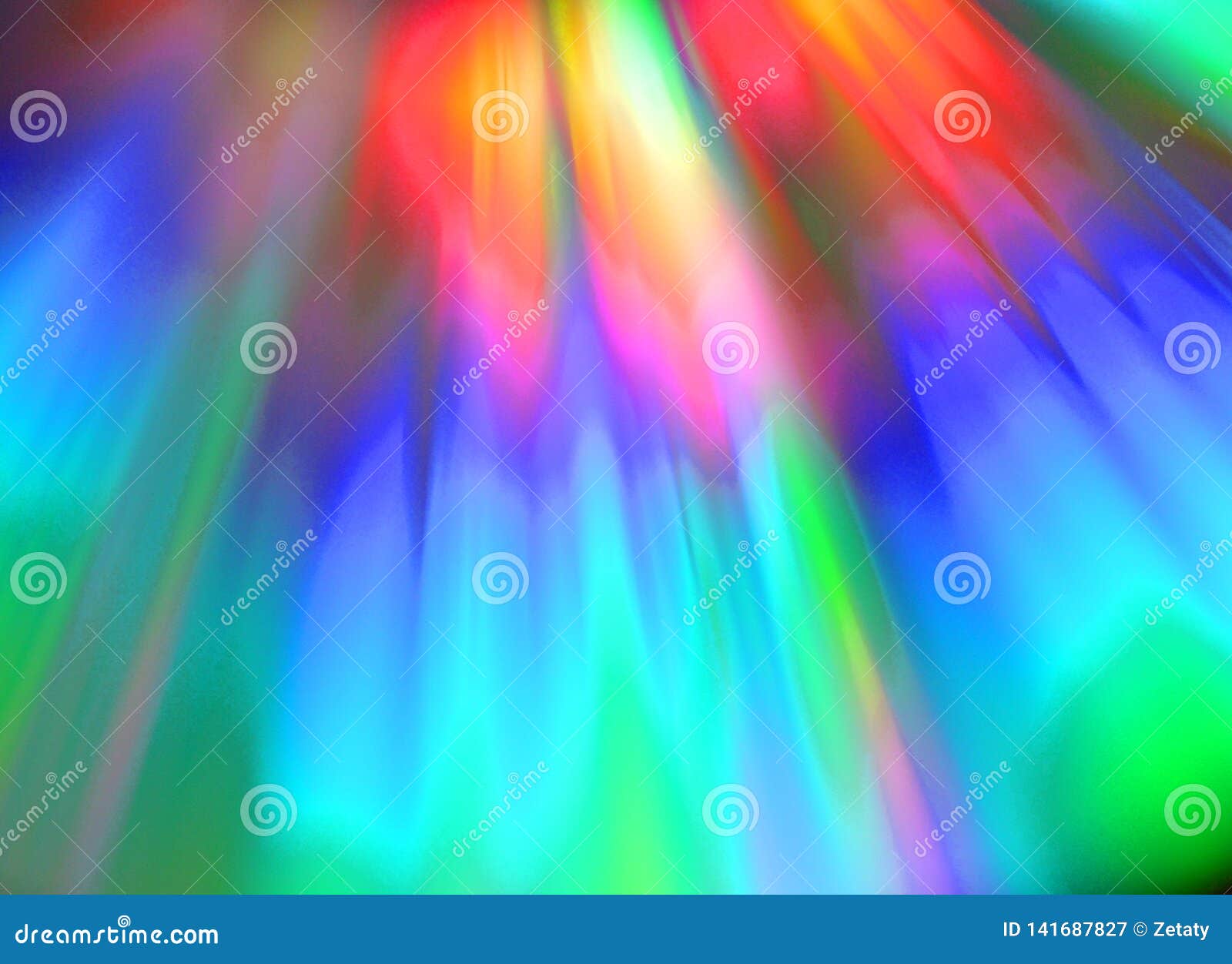 Rainbow Abstract Background Multicolor Stock Illustration ...