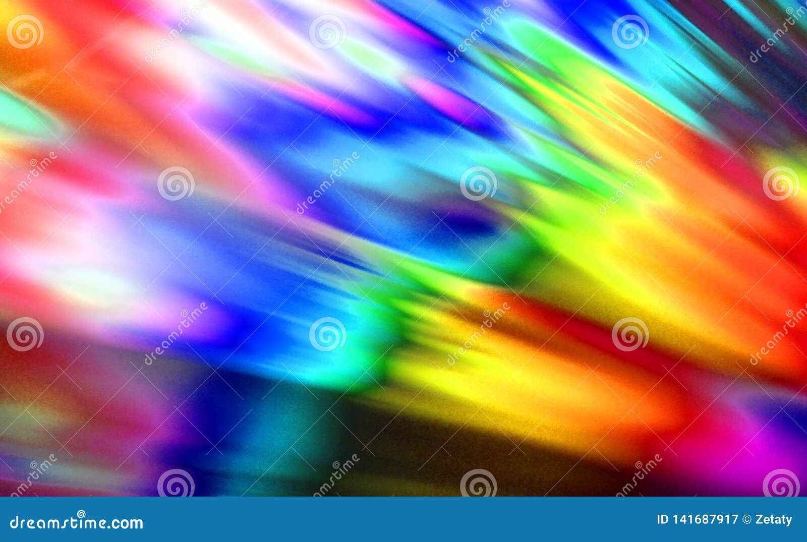 Rainbow Abstract Background Multicolor Stock Illustration ...