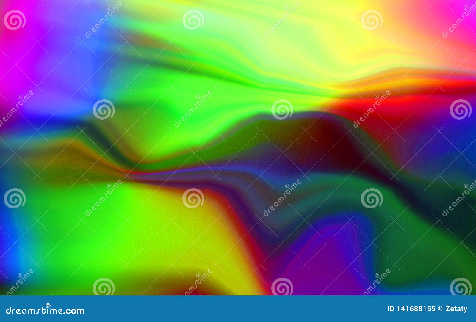 Rainbow Abstract Background Multicolor Stock Illustration ...