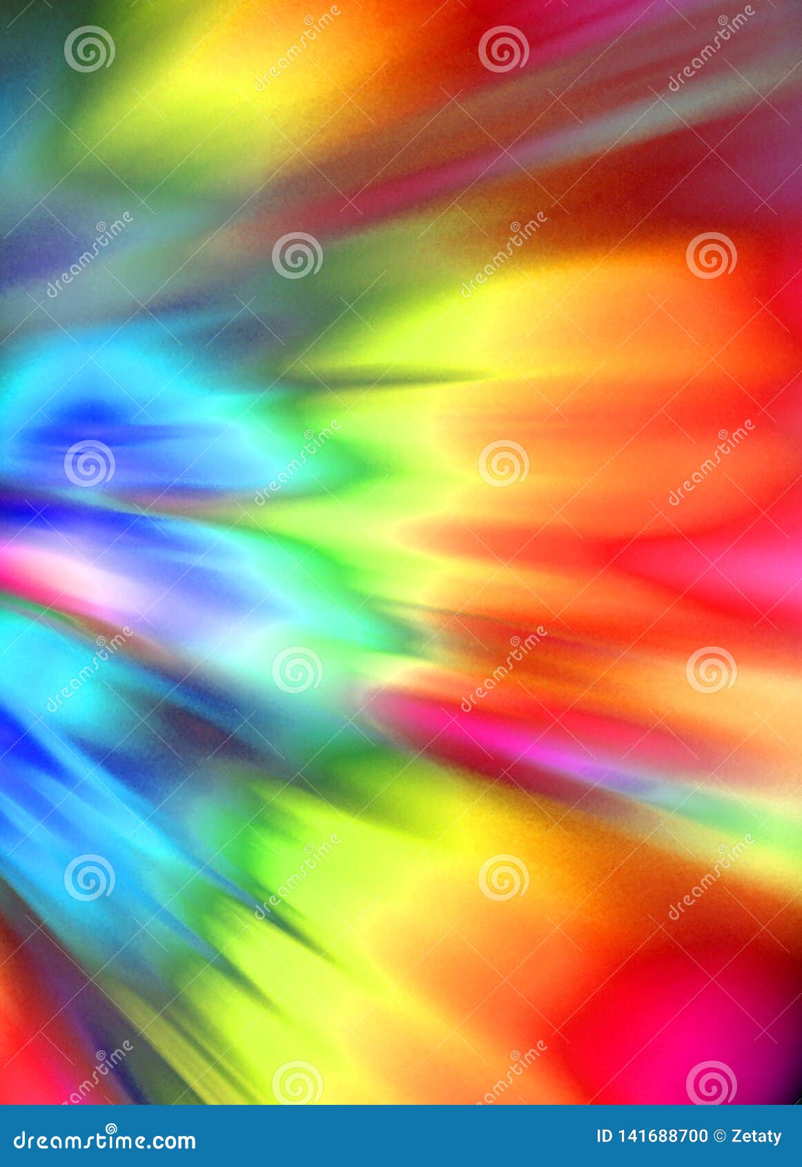 Rainbow Abstract Background Multicolor Stock Illustration ...