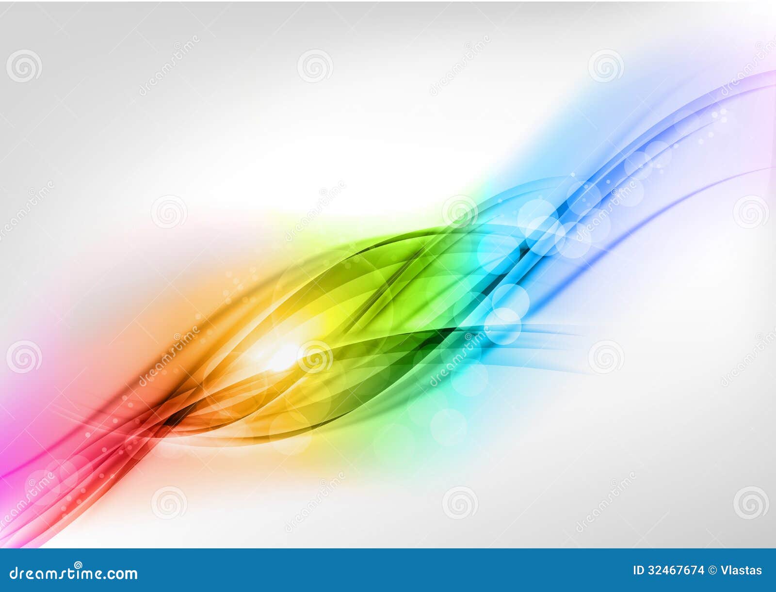 Rainbow stock vector. Illustration of decorative, abstract - 32467674