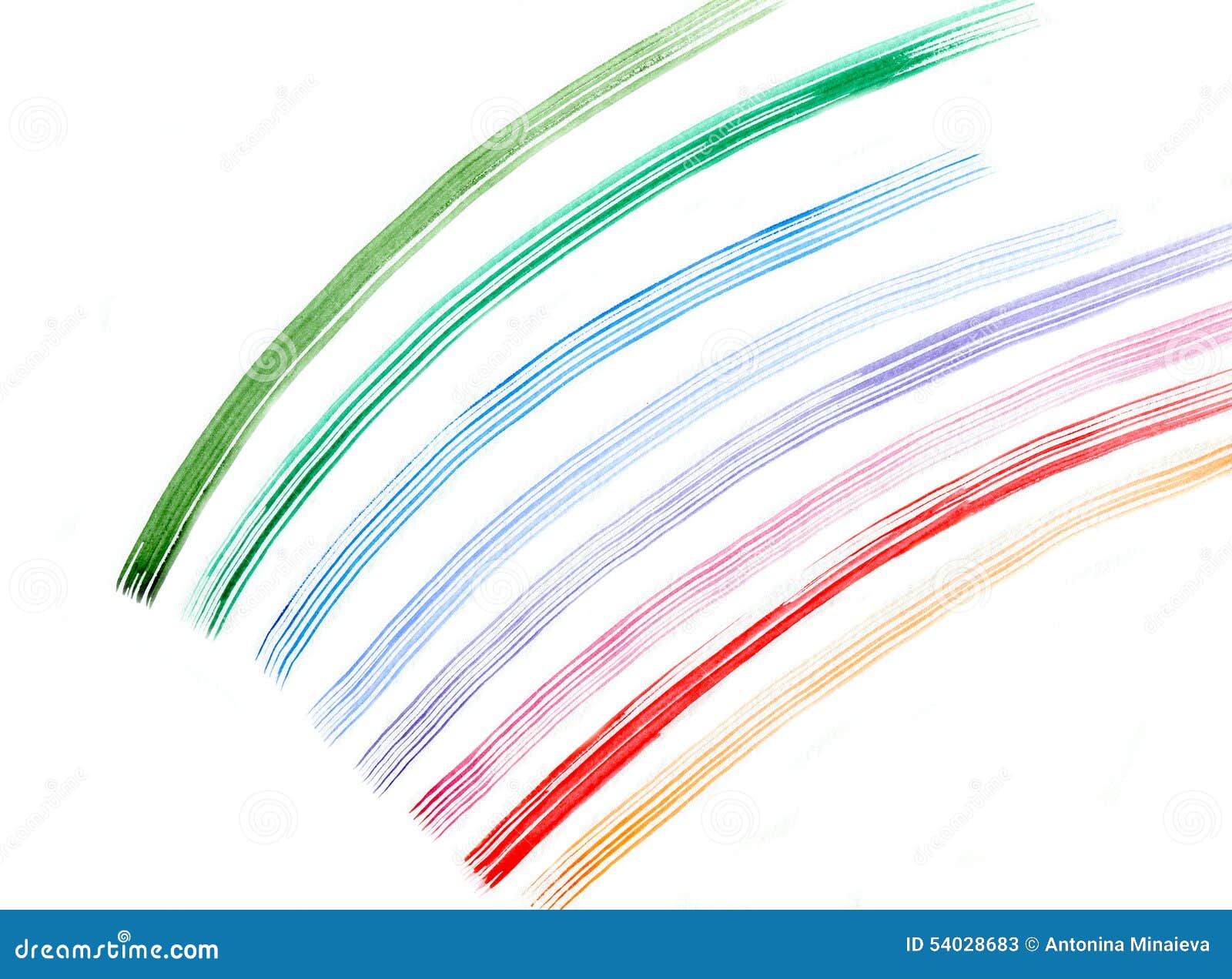 Rainbow stock illustration. Illustration of green, background - 54028683