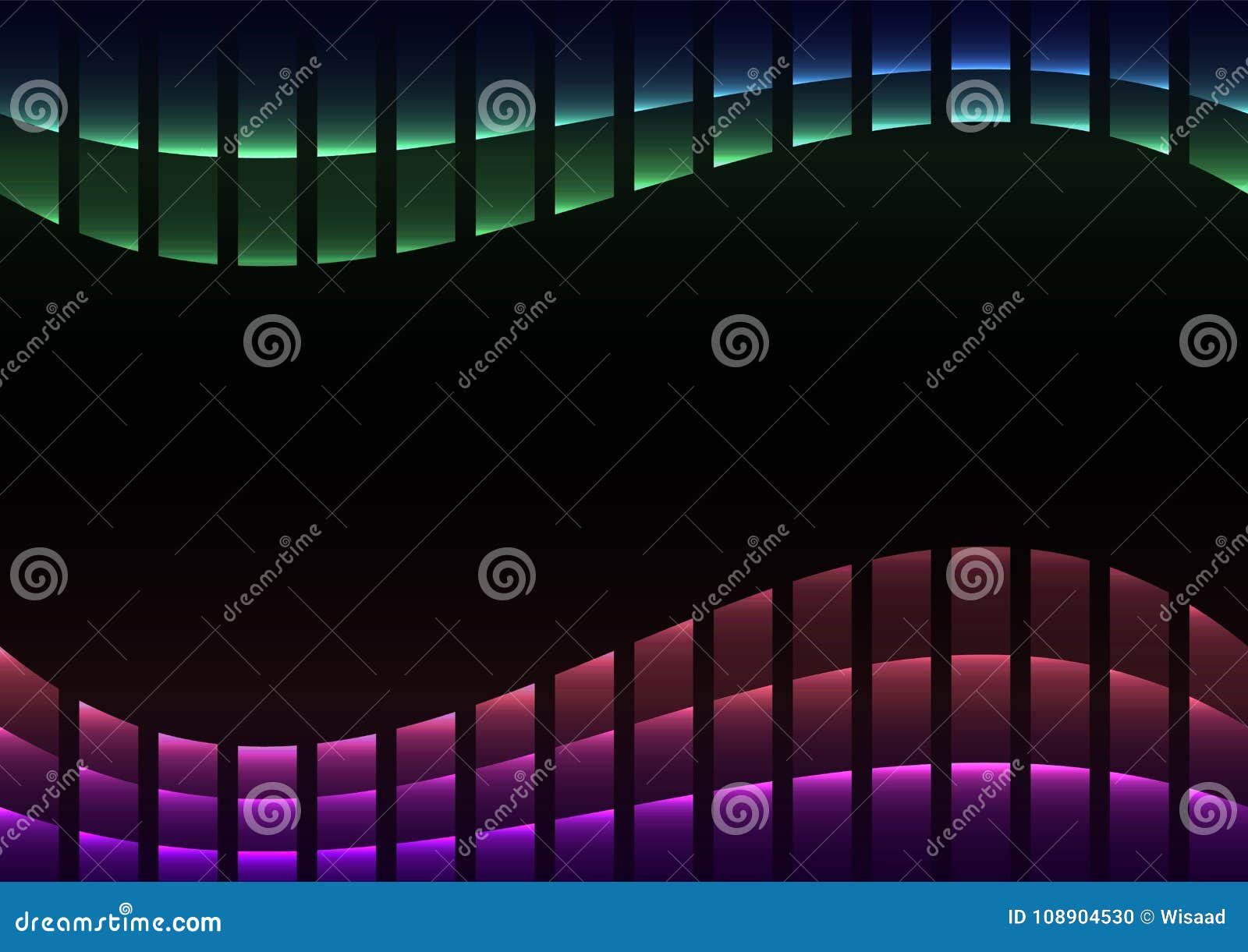 Rainbow Abstract Pixel Curve Background Stock Vector - Illustration of ...