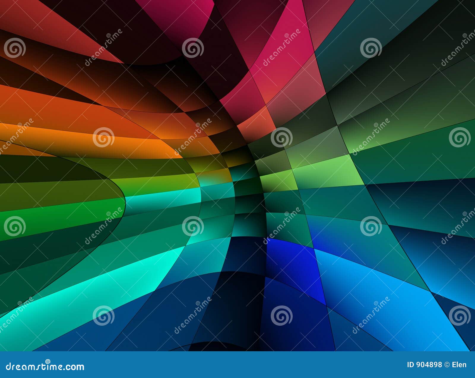 Rainbow Abstraction Background Stock Illustration - Illustration of ...