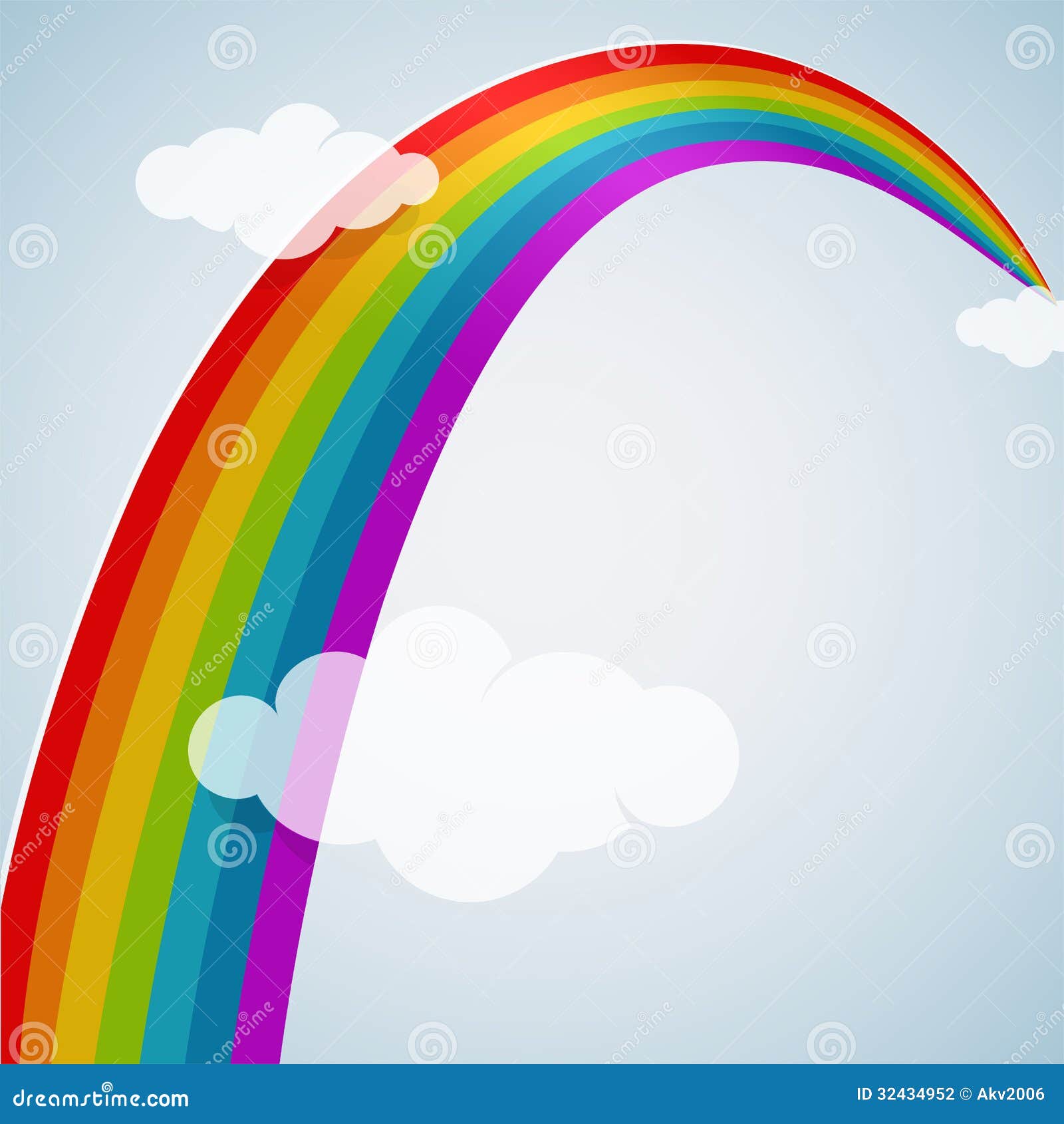 Rainbow arc stock vector. Illustration of color, background - 32434952