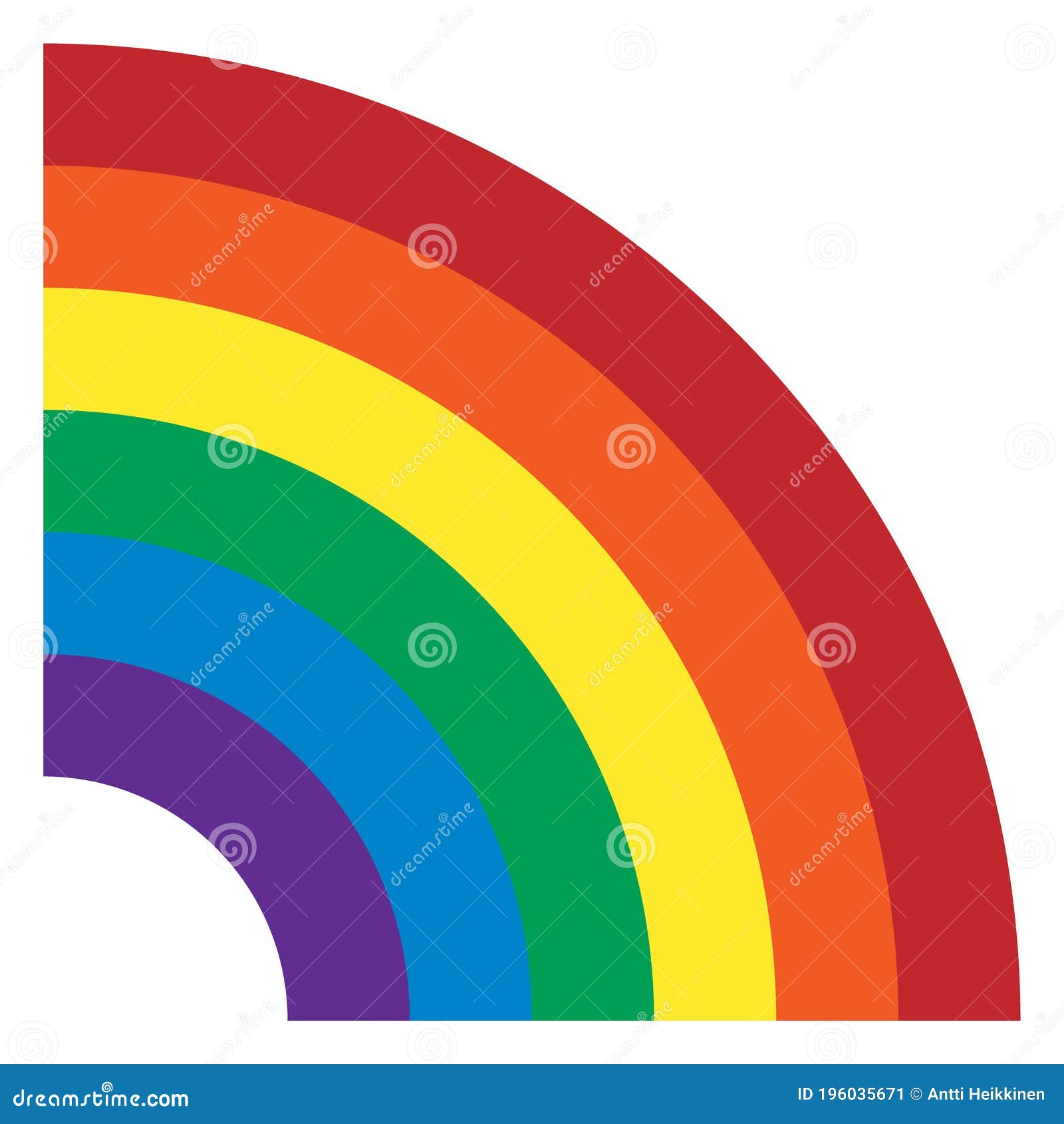 Rainbow Arch Vector Icon. Decorative Pattern Weather Symbol Stock ...