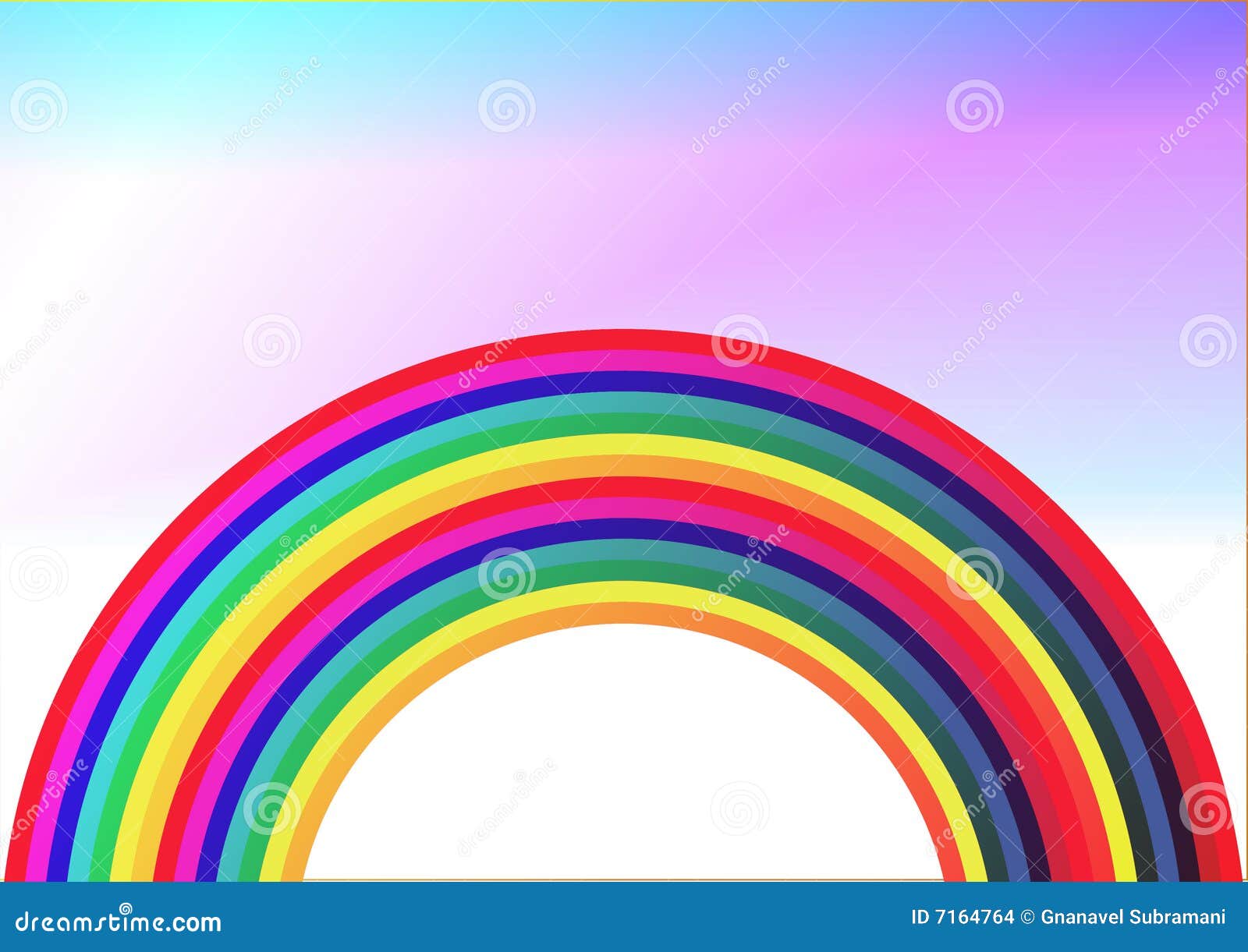 Rainbow Background stock illustration. Illustration of color - 7164764