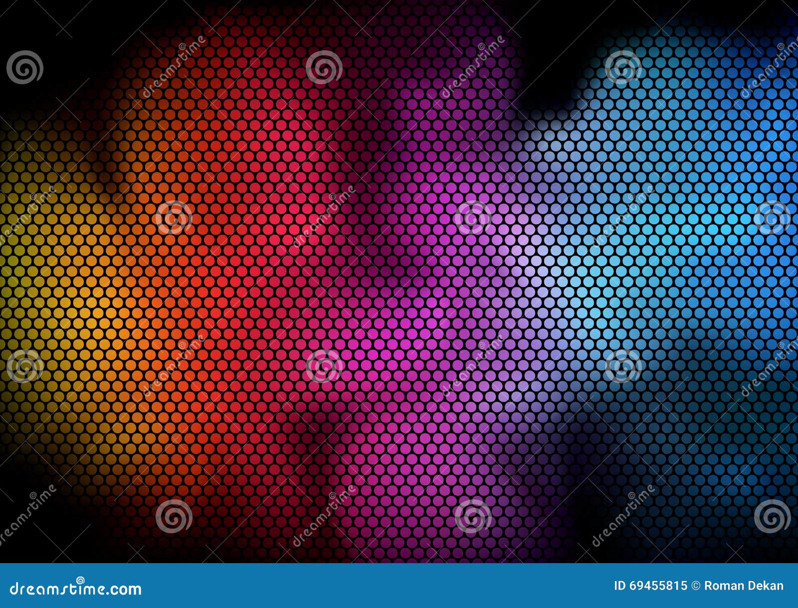 Rainbow Background with Grid Pattern Stock Vector - Illustration of ...