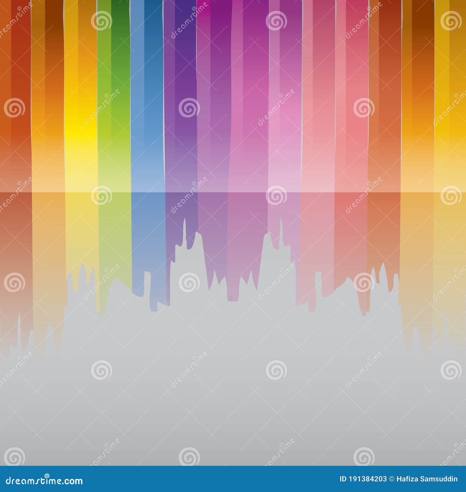 Rainbow Background. Vector Illustration Decorative Design Stock Vector ...