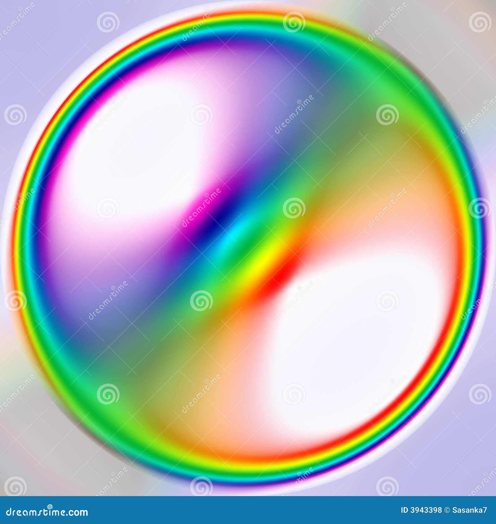 Rainbow ball stock illustration. Illustration of rain - 3943398