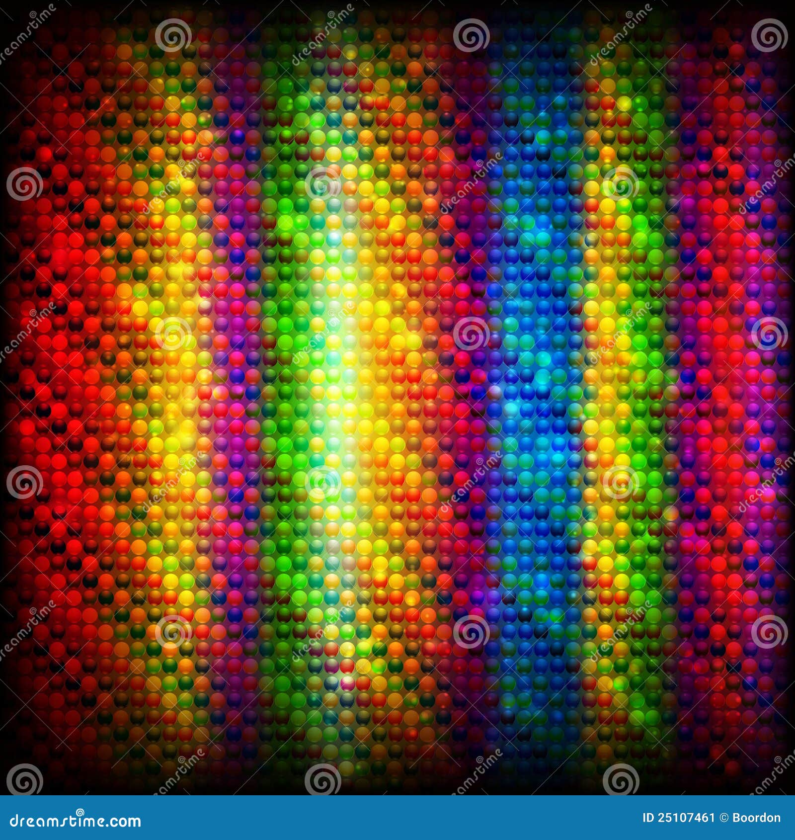 Rainbow ball background stock vector. Illustration of pattern - 25107461