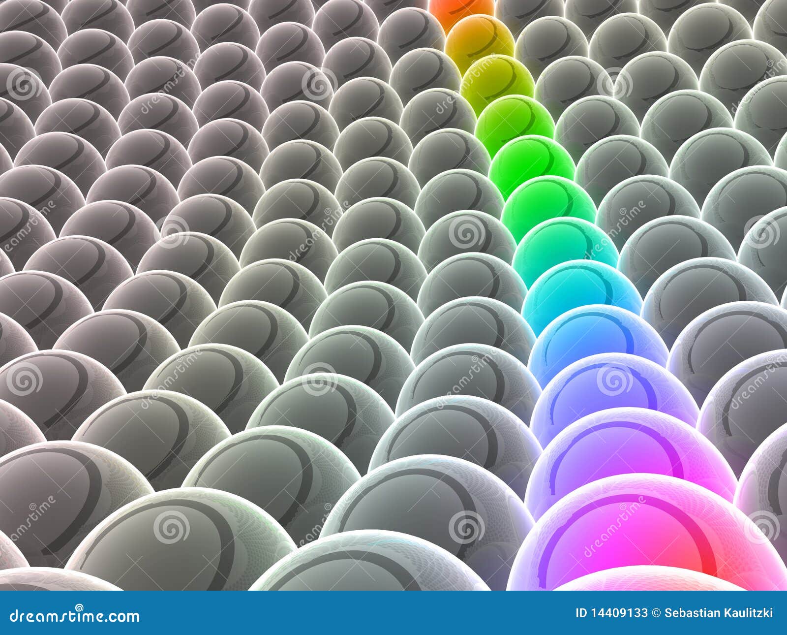 Rainbow balls stock illustration. Illustration of graphic - 14409133