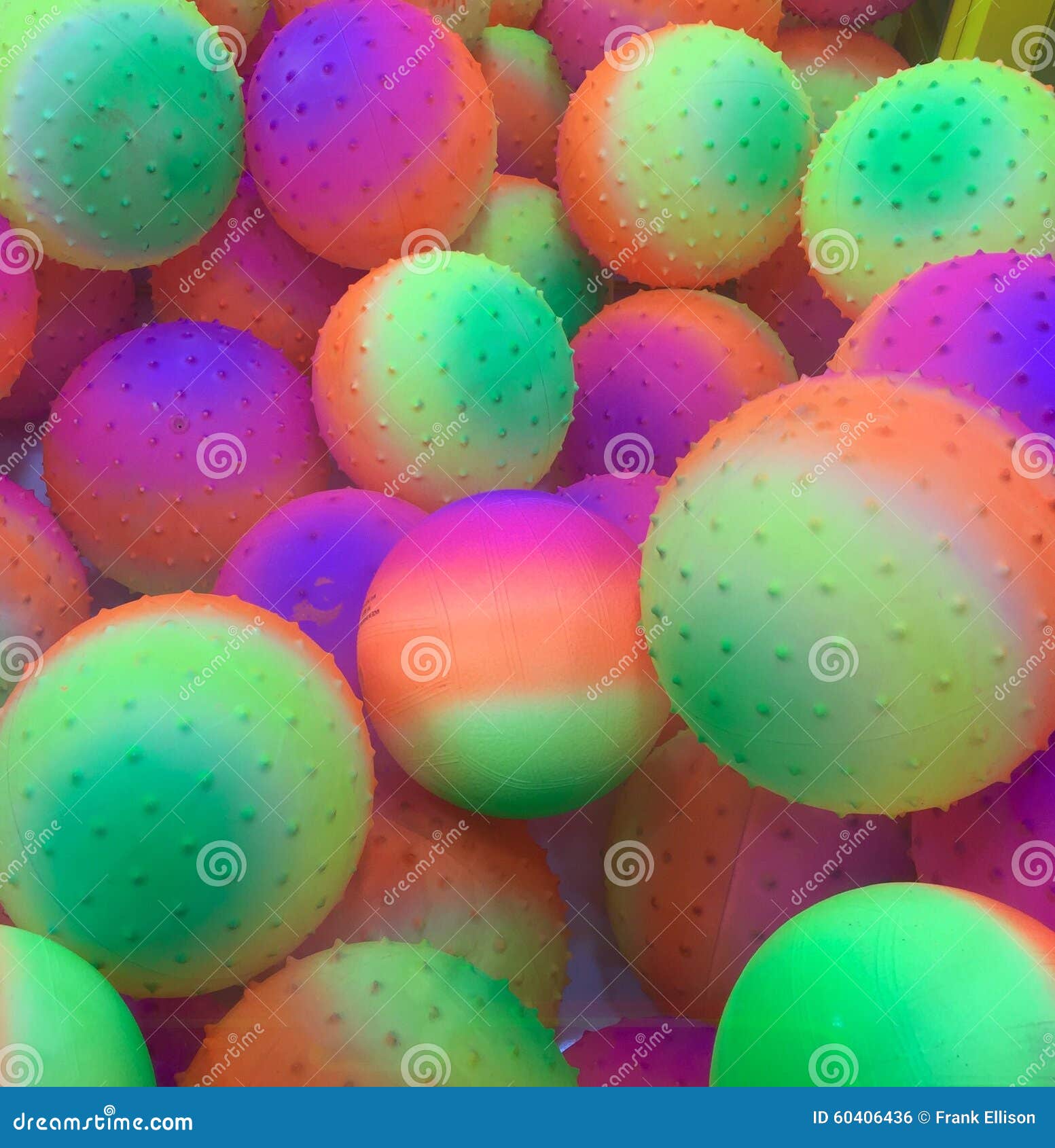 Rainbow Balls stock photo. Image of claw, balls, machine - 60406436