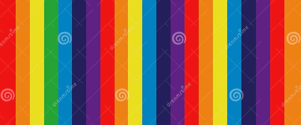 Rainbow Banner Vector Background Stock Vector - Illustration of vector ...