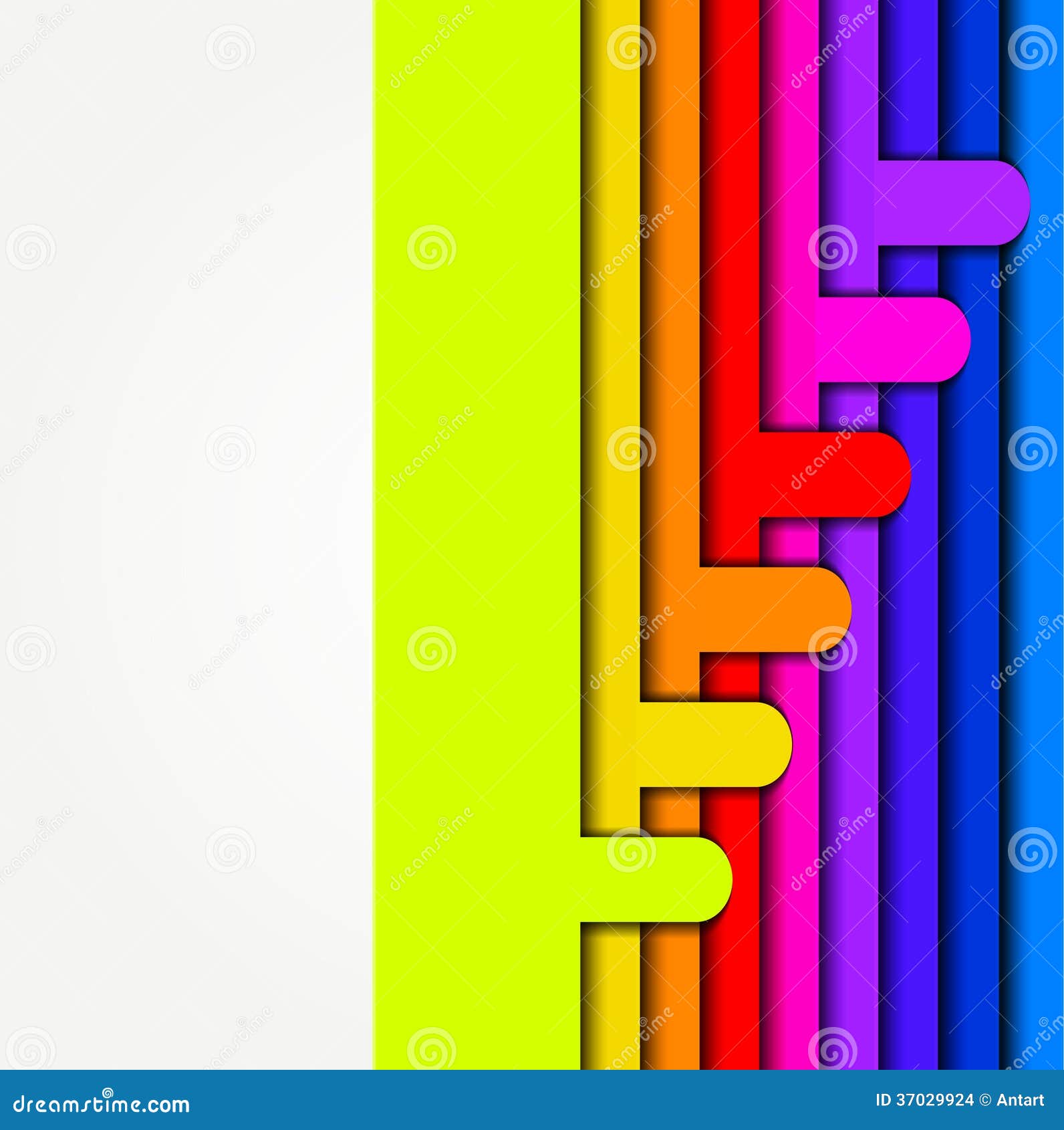 Rainbow Banners Vector Illustration | CartoonDealer.com #37029924