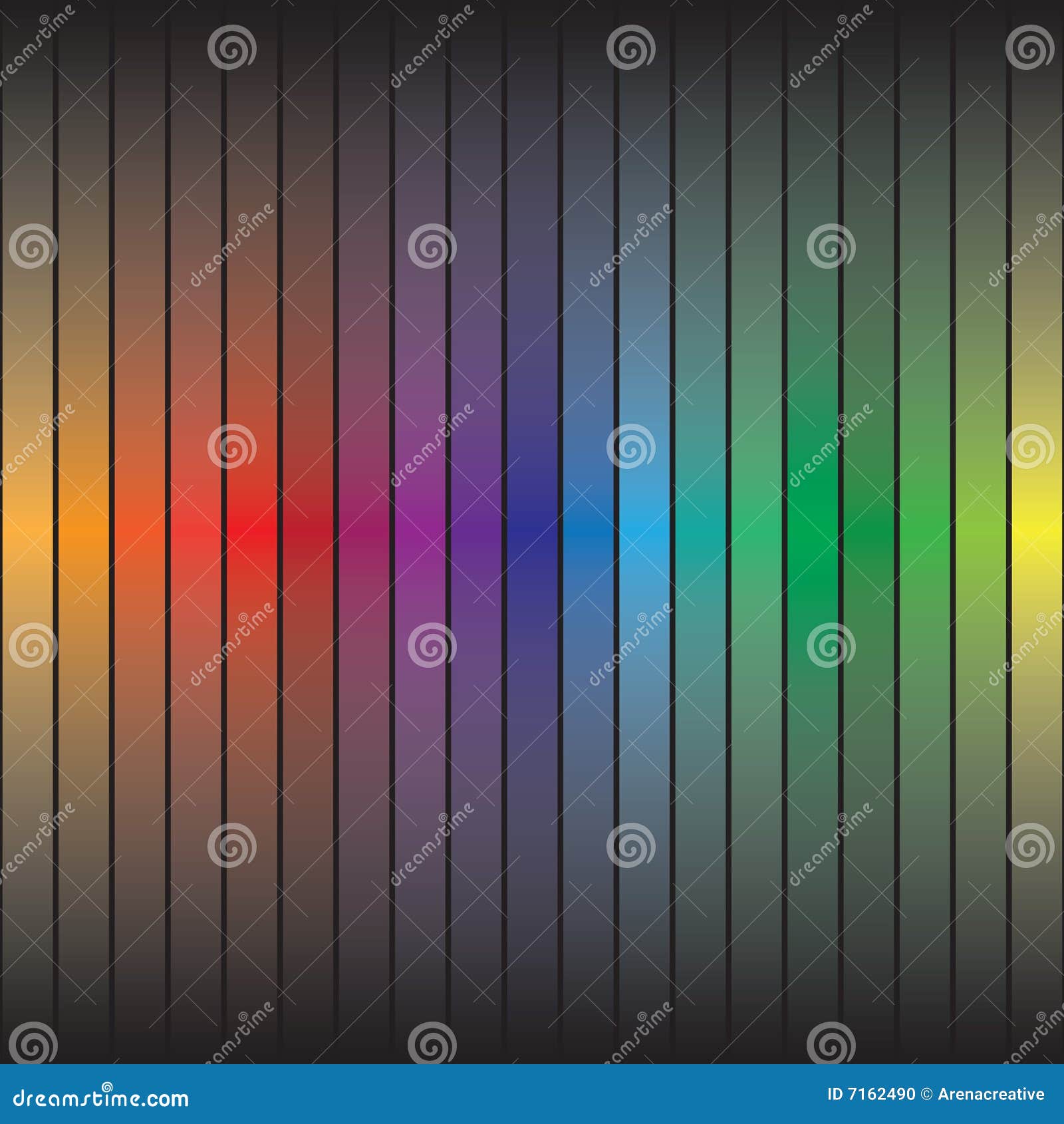 Rainbow Bars stock vector. Illustration of blue, customizable - 7162490