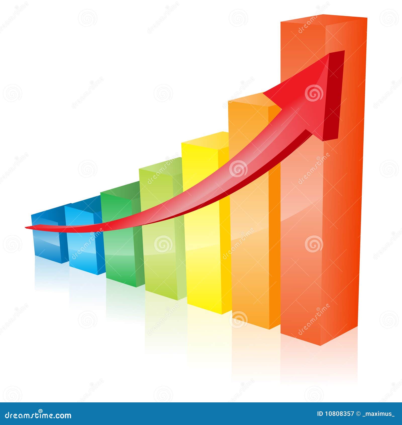 Rainbow bars vector stock vector. Illustration of design - 10808357