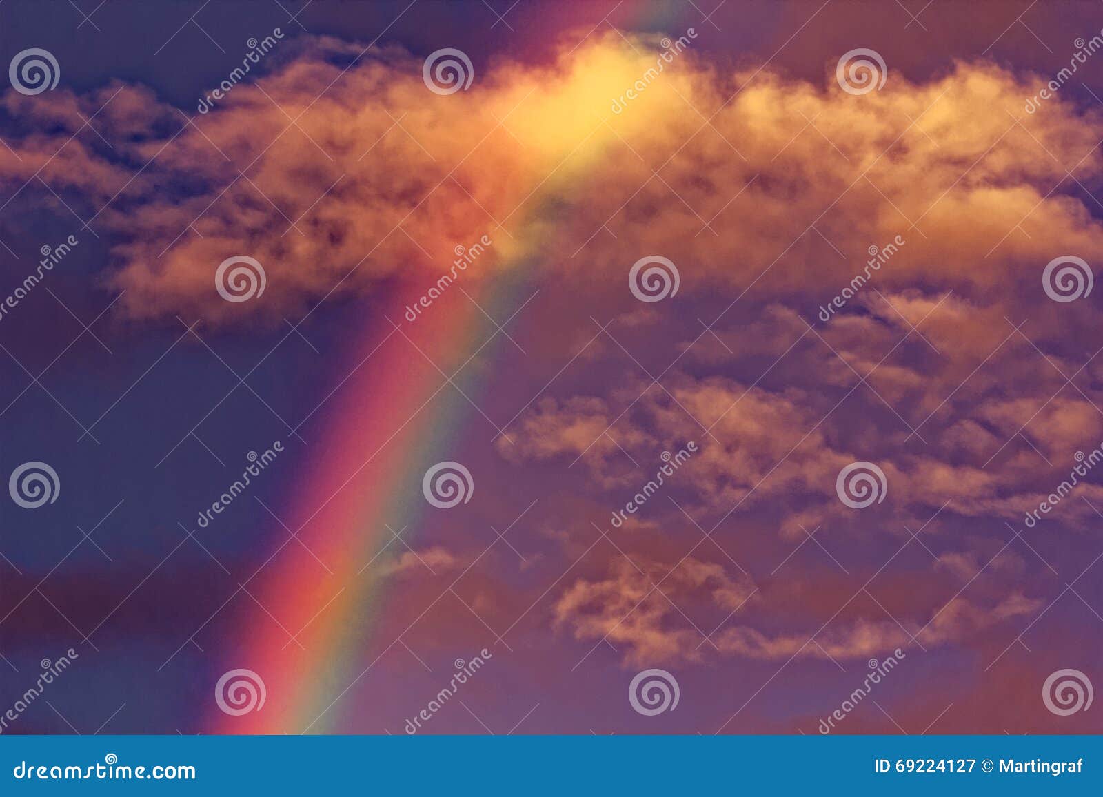 Rainbow beam out of heaven stock image. Image of dark - 69224127