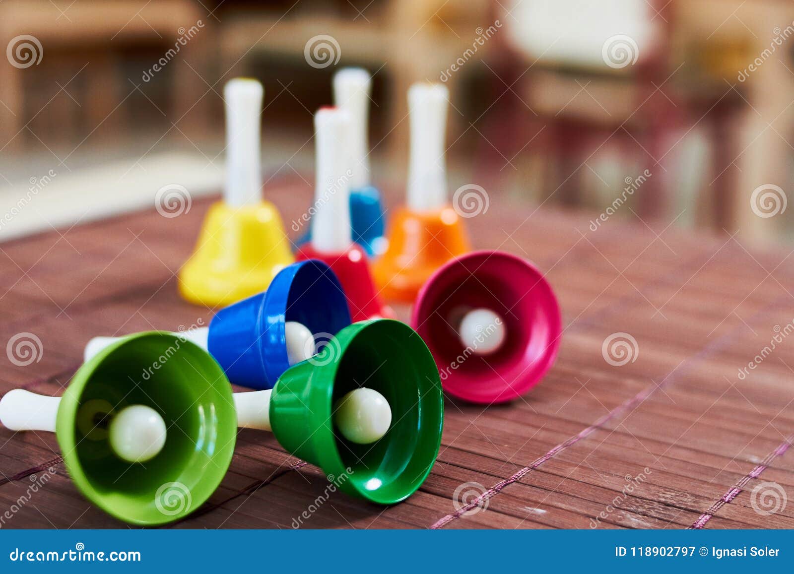 Rainbow Bells Musical Scale Stock Image - Image of instrument ...