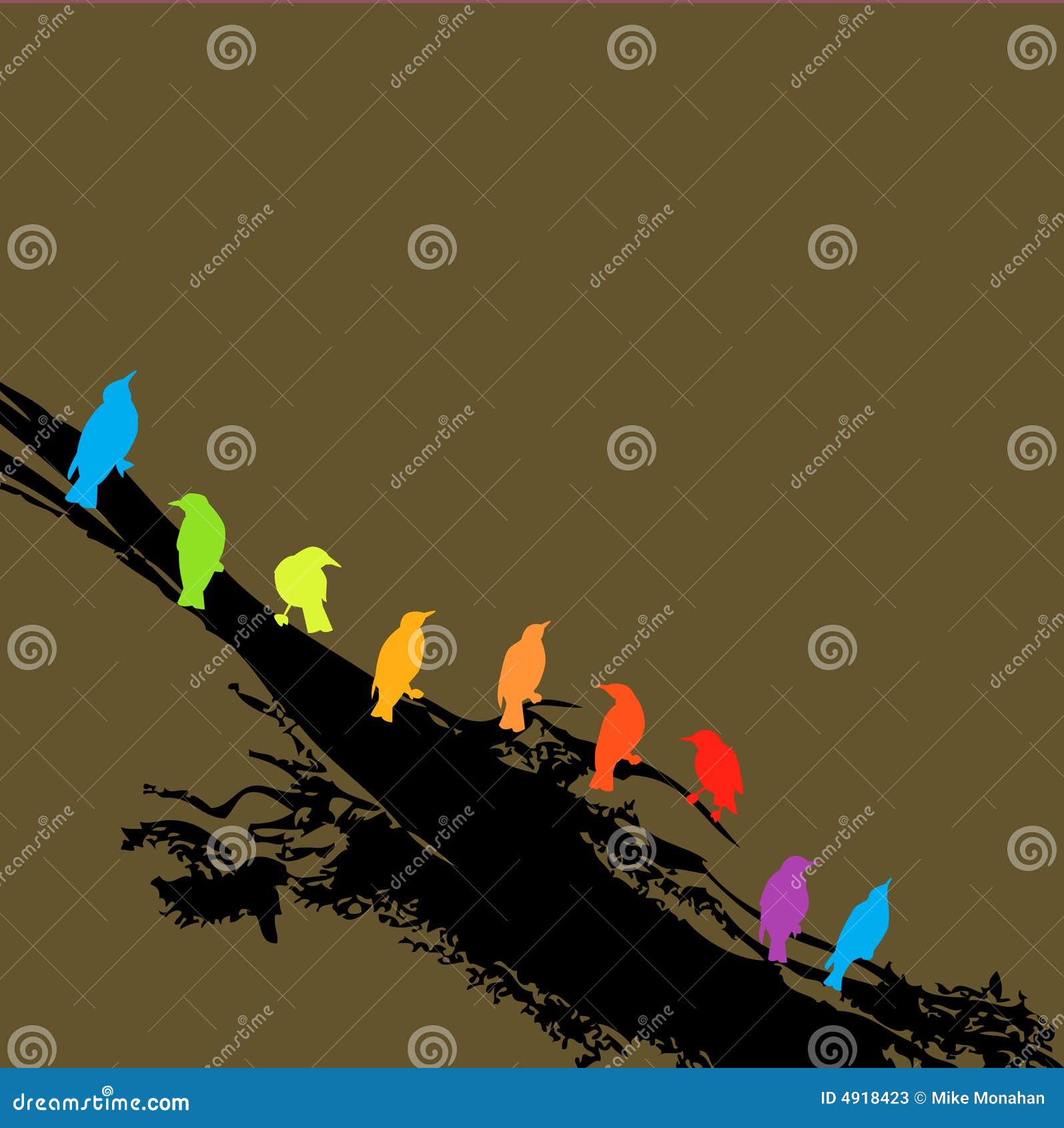 Set Of Nine Birds Royalty-Free Stock Image | CartoonDealer.com #42197974