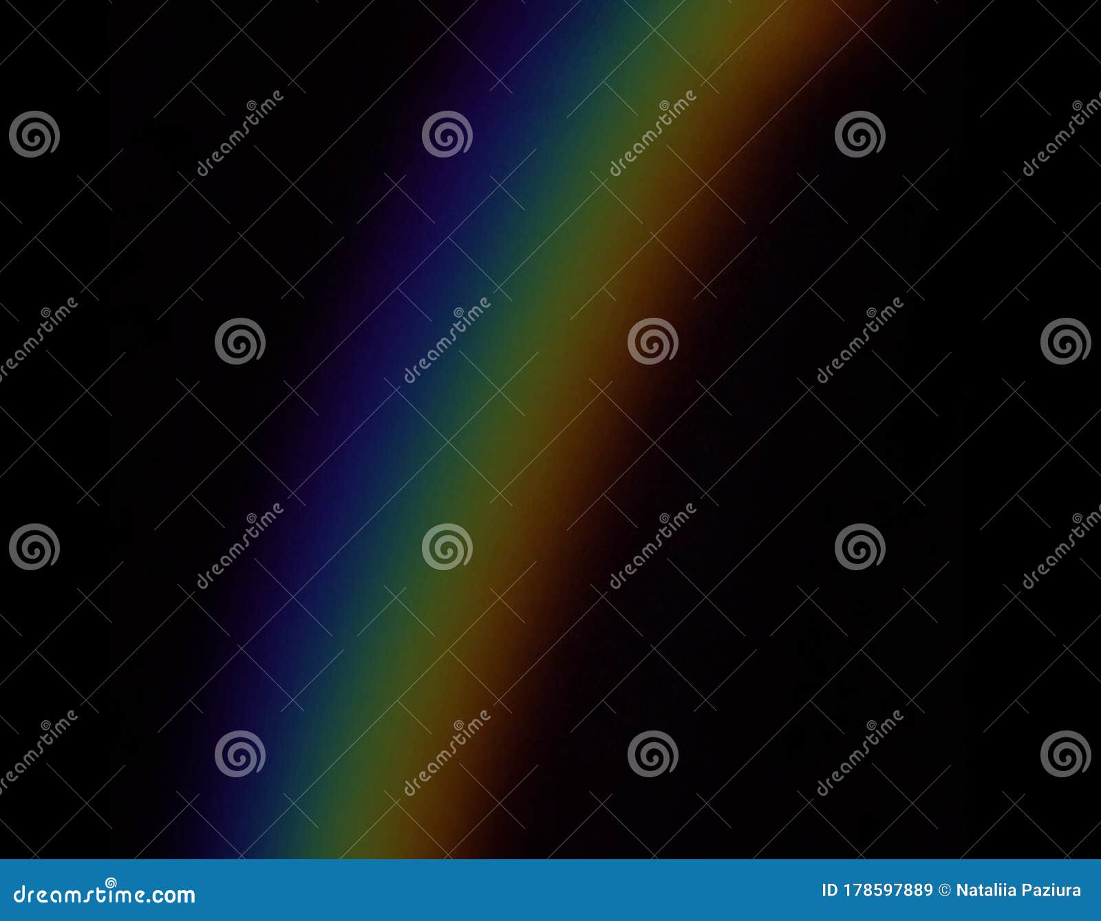 Photography of Rainbow. Rainbow on Black Background. Abctract Web ...
