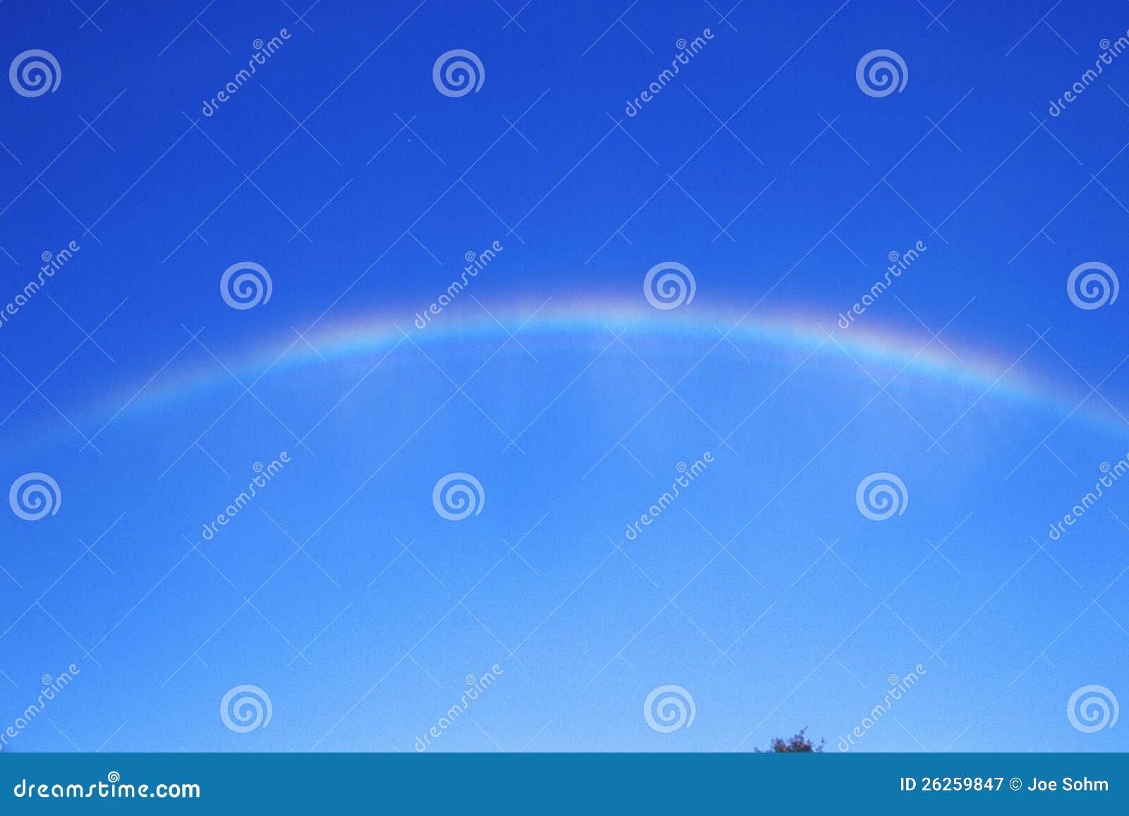 Rainbow in Blue Sky stock image. Image of serenity, magical - 26259847