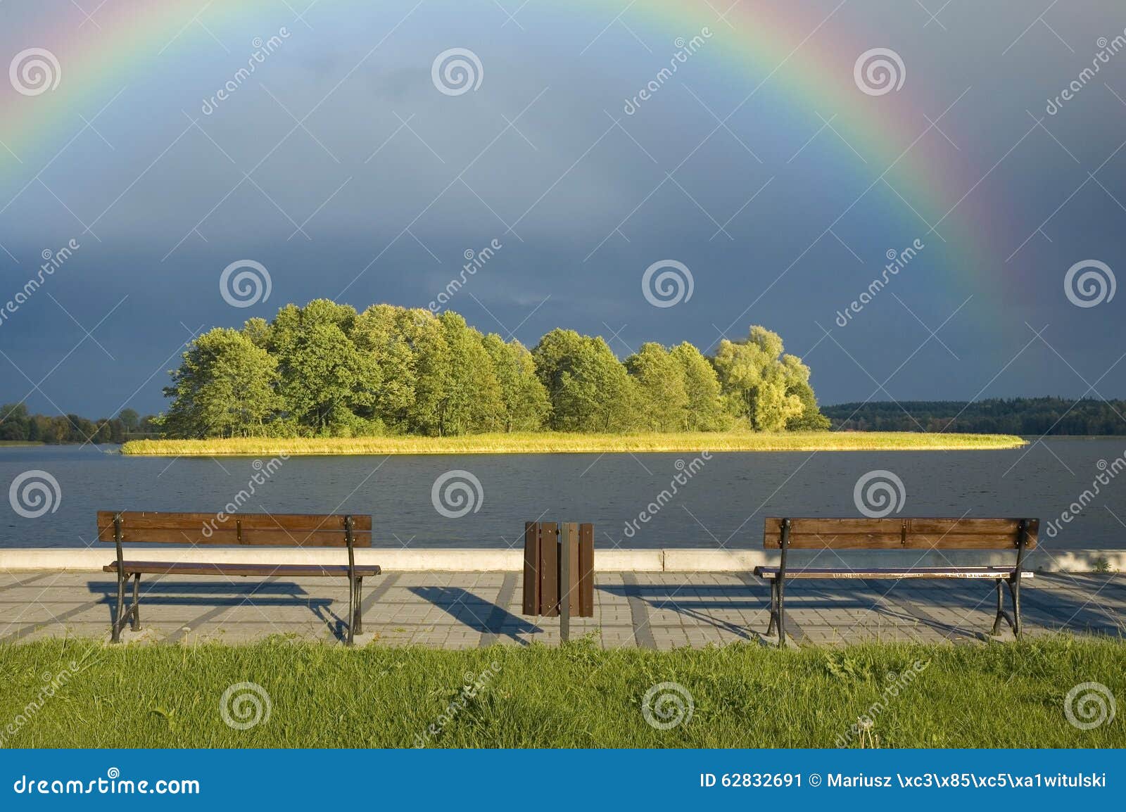 Rainbow stock image. Image of environment, coastline - 62832691