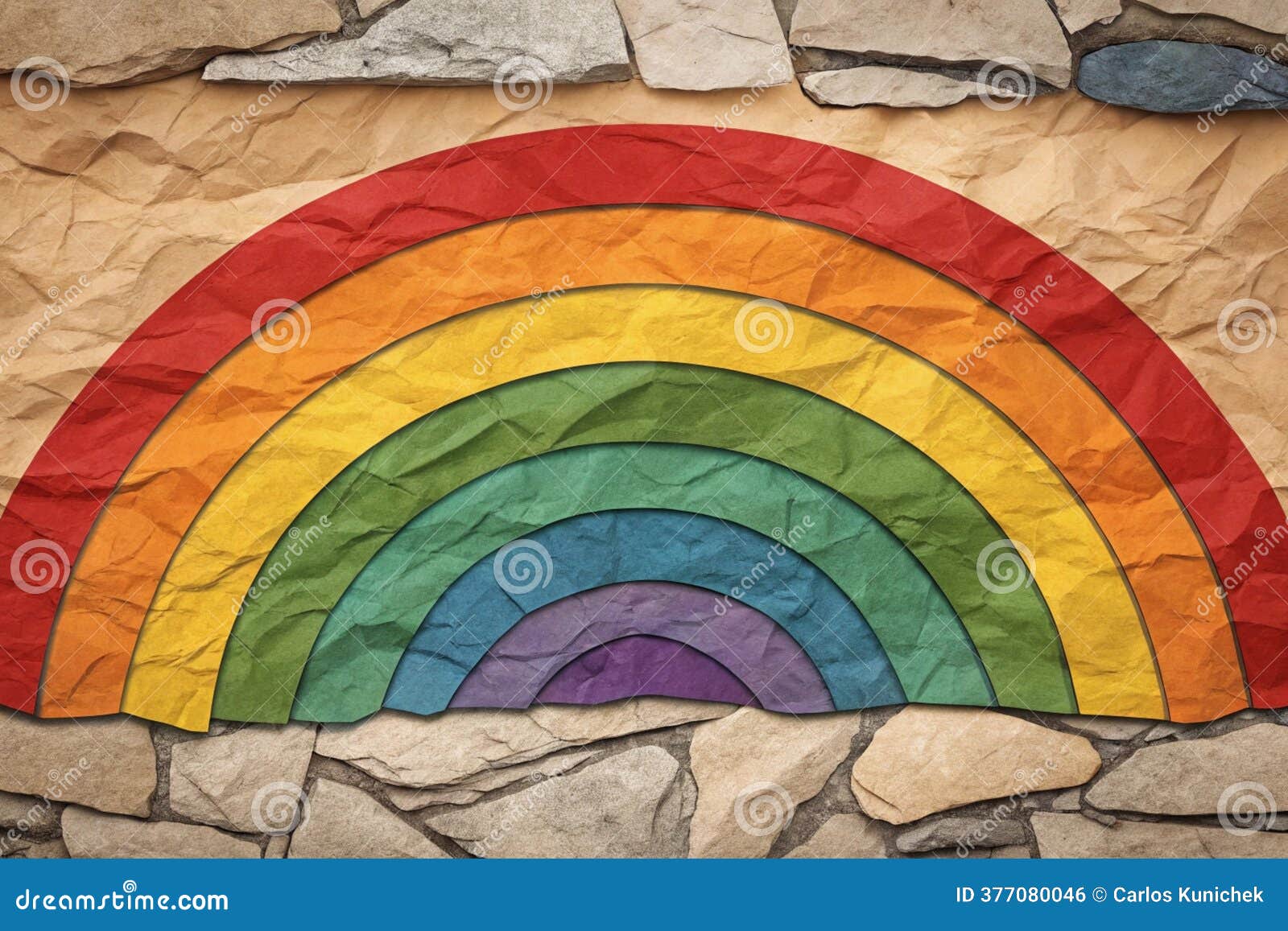 Rainbow Bold Font. Vector Alphabet | CartoonDealer.com #115357034