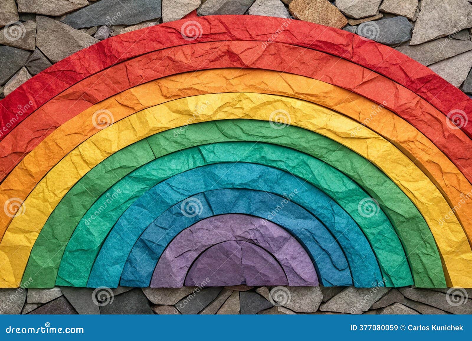 Rainbow Bold Font. Vector Alphabet | CartoonDealer.com #115357034