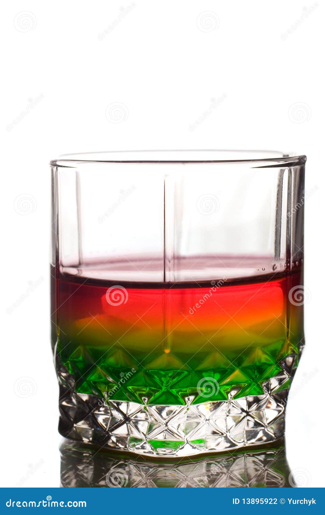Rainbow brandy stock photo. Image of multicolored, nightclub - 13895922