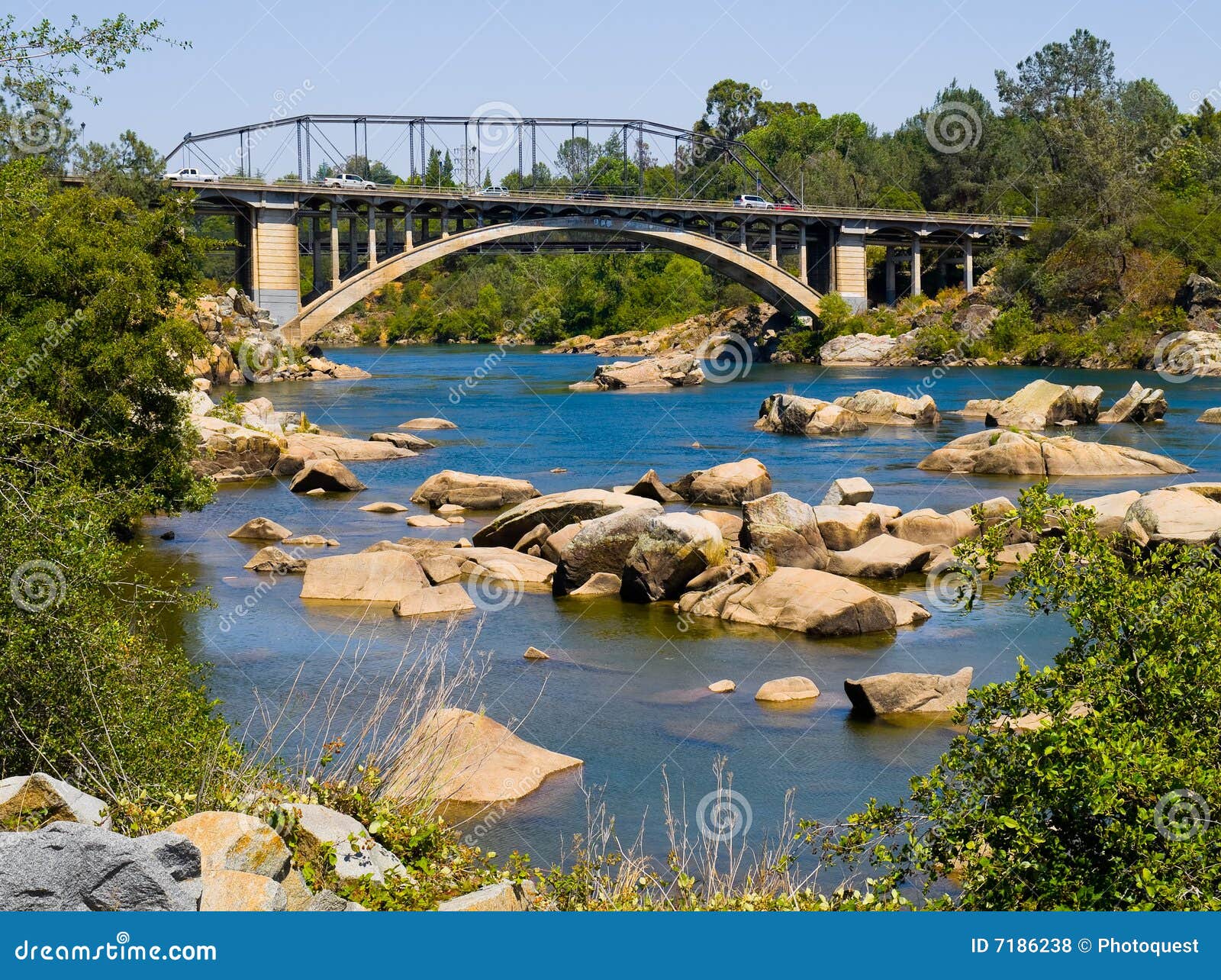 Rainbow Bridge stock photo. Image of business, county - 7186238