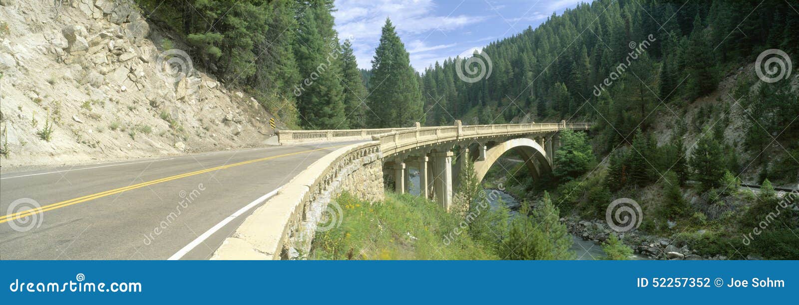 Rainbow Bridge, Highway 55, Payette River, Smith Ferry, Idaho Stock ...