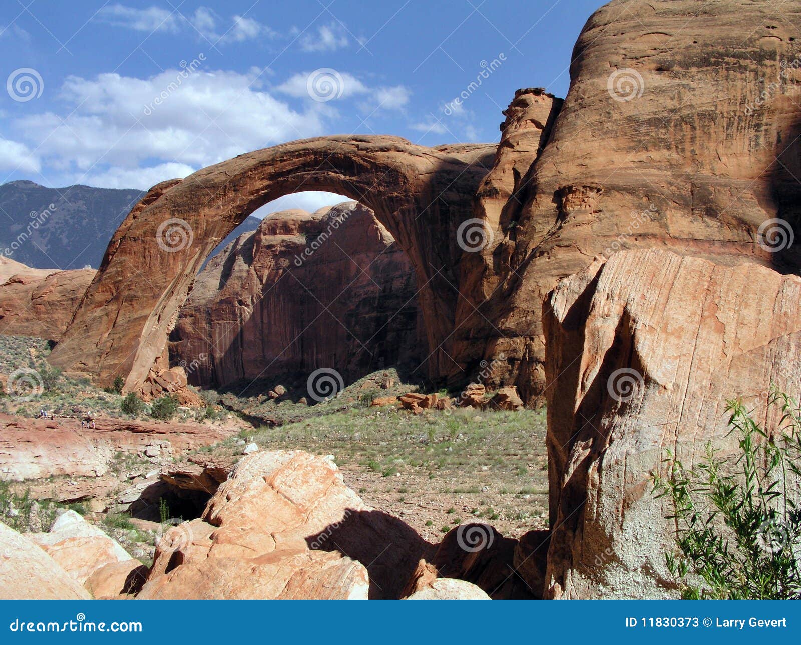 Rainbow Bridge National Monument Stock Image - Image of rock, hiking ...