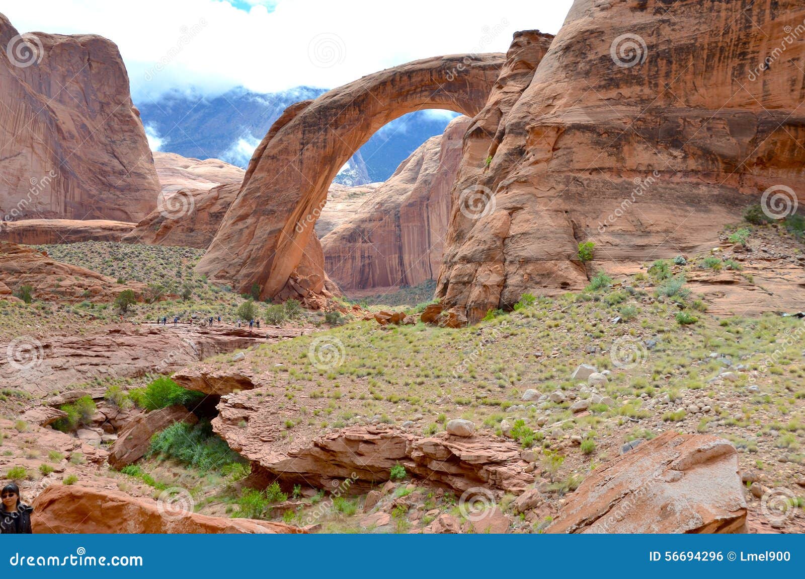 Rainbow Bridge in Utah, USA Stock Photo - Image of rainbow, arch: 56694296